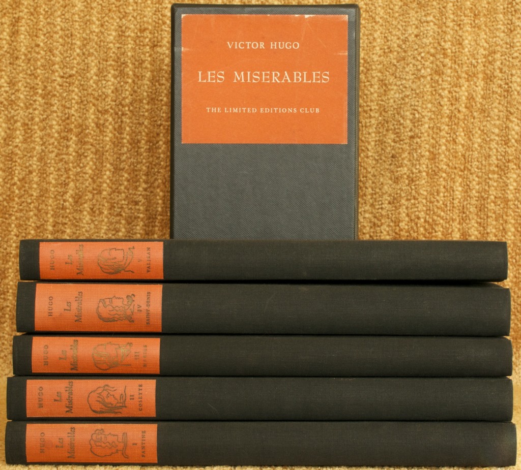 Les Misérables by Victor Hugo; Published by the Limited Editions Club ...